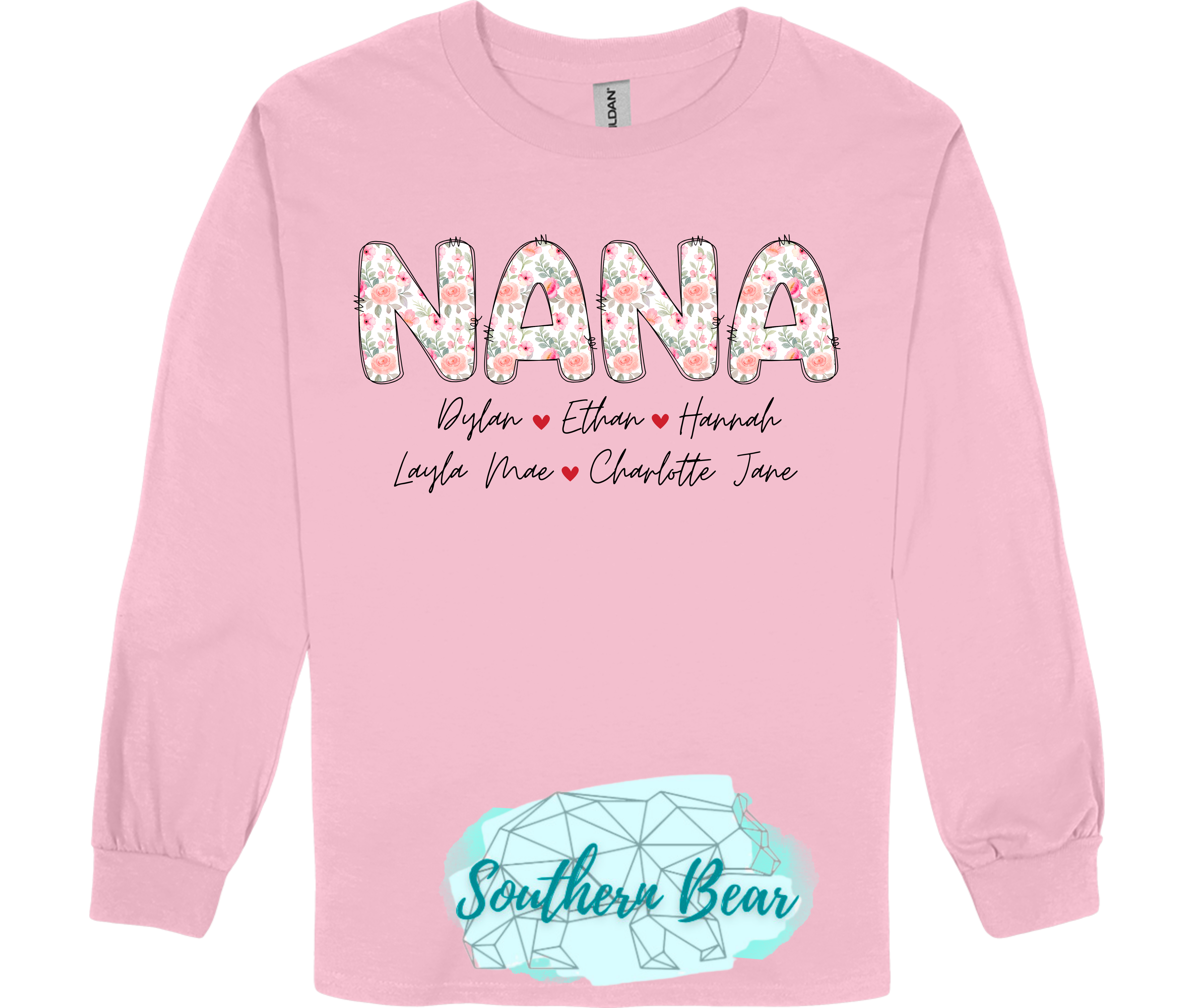 Custom Floral Letters – Southern Bear Creations